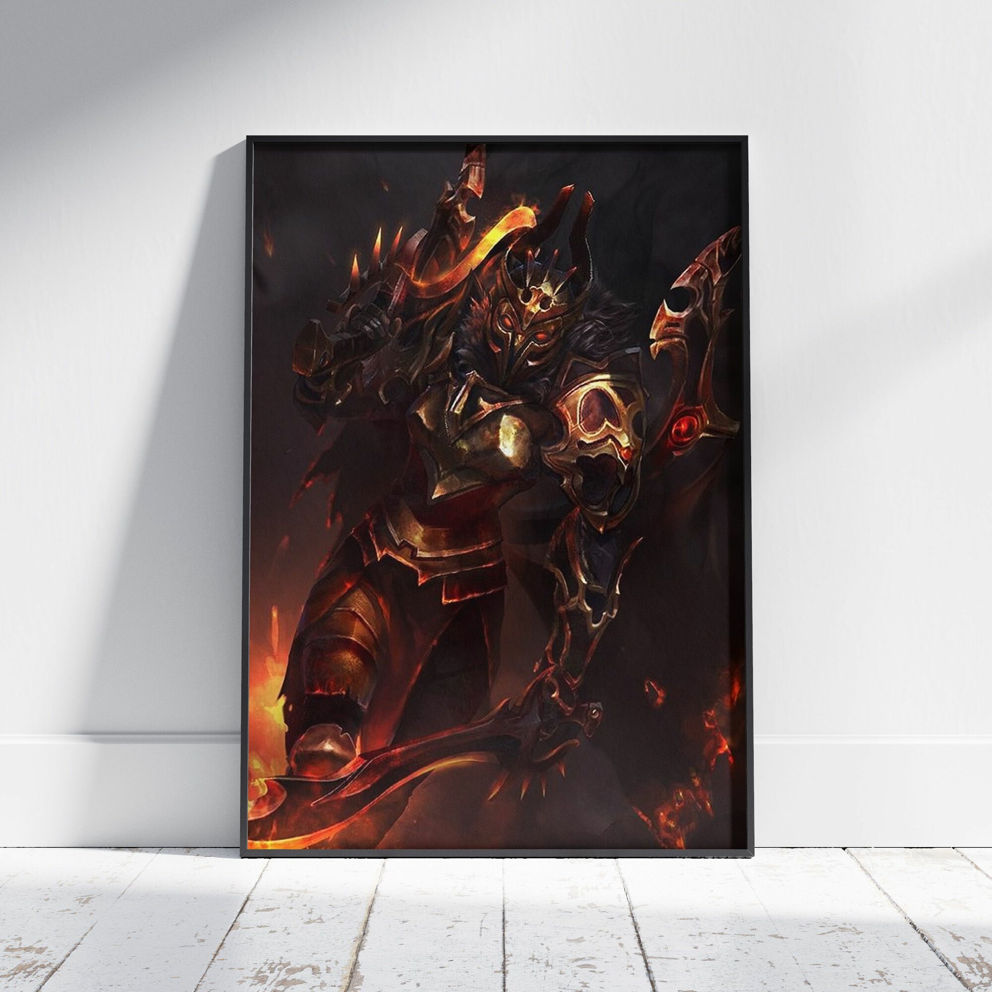 Плакат на стену для интерьера Dota 2 (Legion Commander 1) - Постер по игре формата A3 (30х42 см)