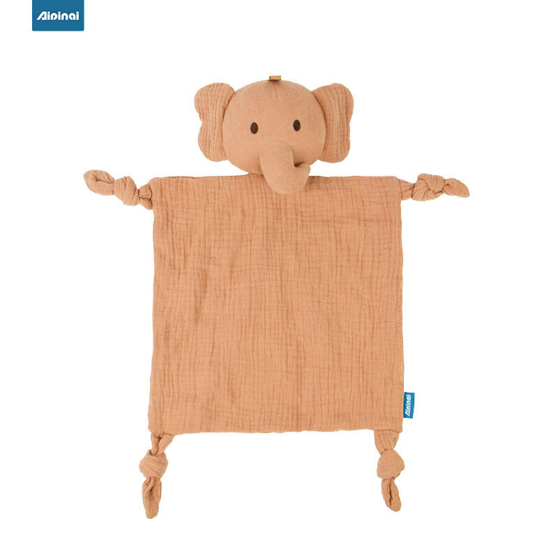 Aipinqi полотенце для скорой помощи ребенку Двухслойное хлопковое Марлевое скользкое полотенце детская кукла для сна