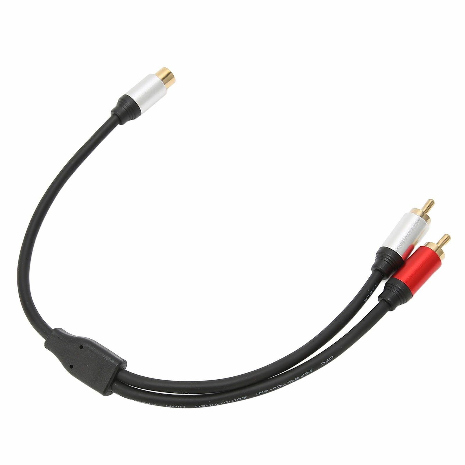 Кабель 1RCA-2RCA Y-разветвитель для сабвуфера/усилителя