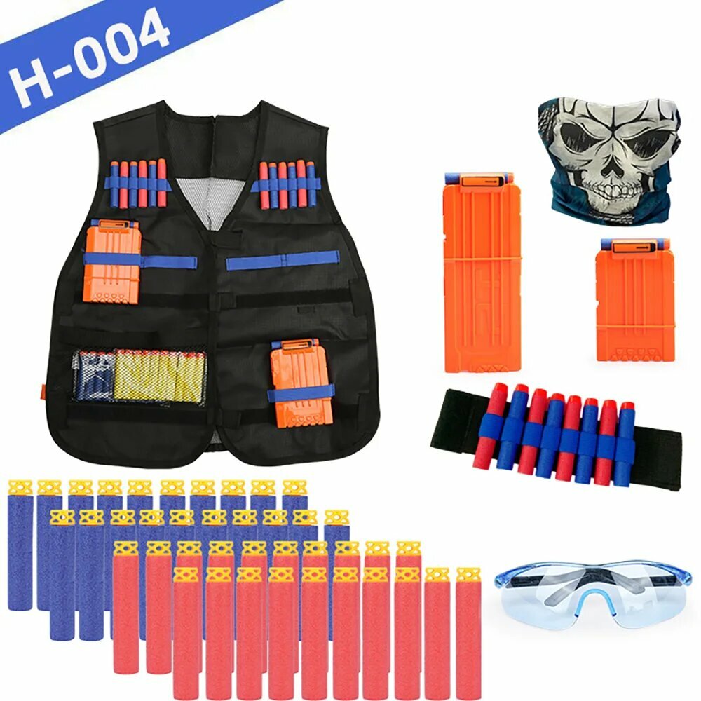 Тактический жилет Nerf H004 с набором снаряжения