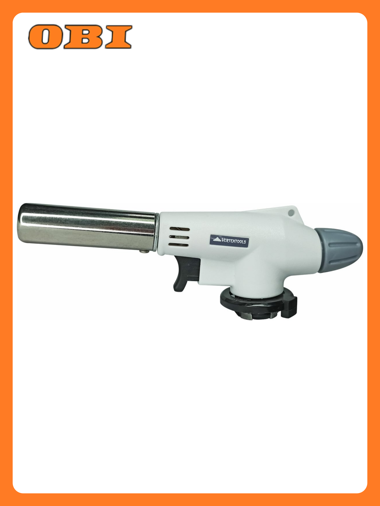 Газовая горелка универсальная VERTEXTOOLS белая керамика 0836