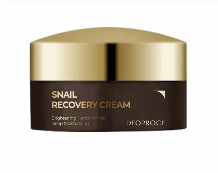 Восстанавливающий крем с экстрактом улитки Deoproce Snail Recovery Cream, 100 гр. Корея