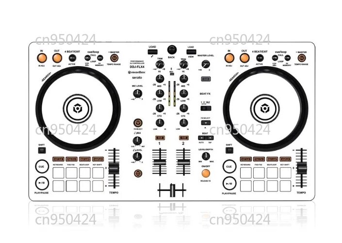 DJ контроллер Pioneer DJ DDJ-FLX4 White