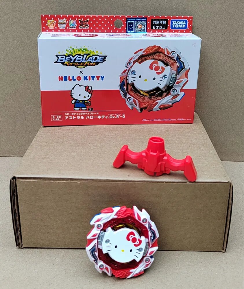 Волчок бейблэйд Astral Hello Kitty-B00 от Takara Tomy Beyblade Burst BU