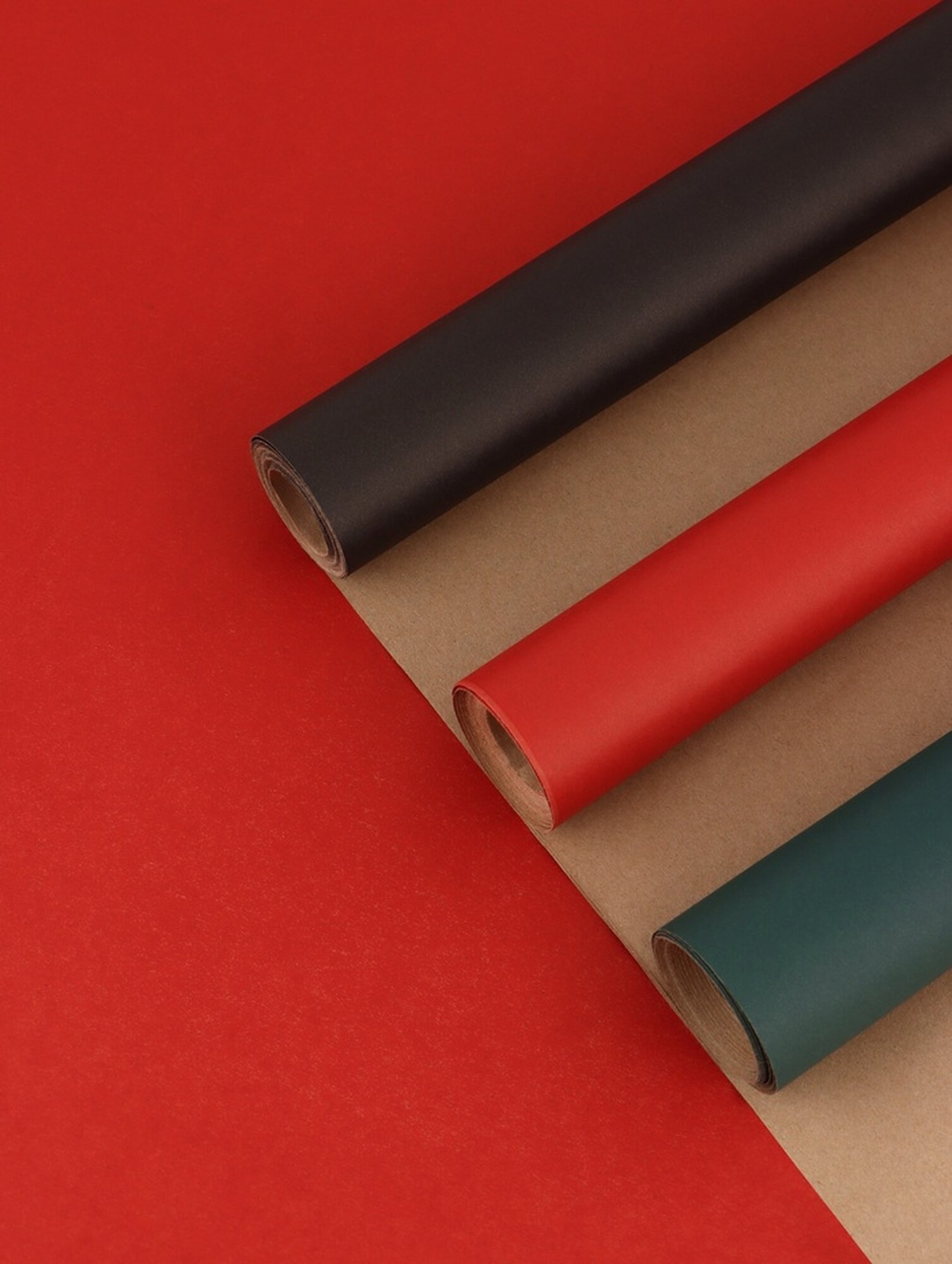 Бумага упаковочная крафт, "микс №1", 0,68 х 5±5% м, 70 г 10918841