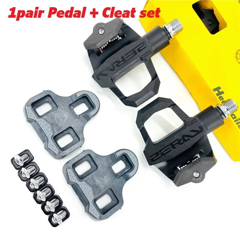 ZERAY ZP112 Педали из углеродного волокна для шоссейных велосипедов Pedal-Cleat