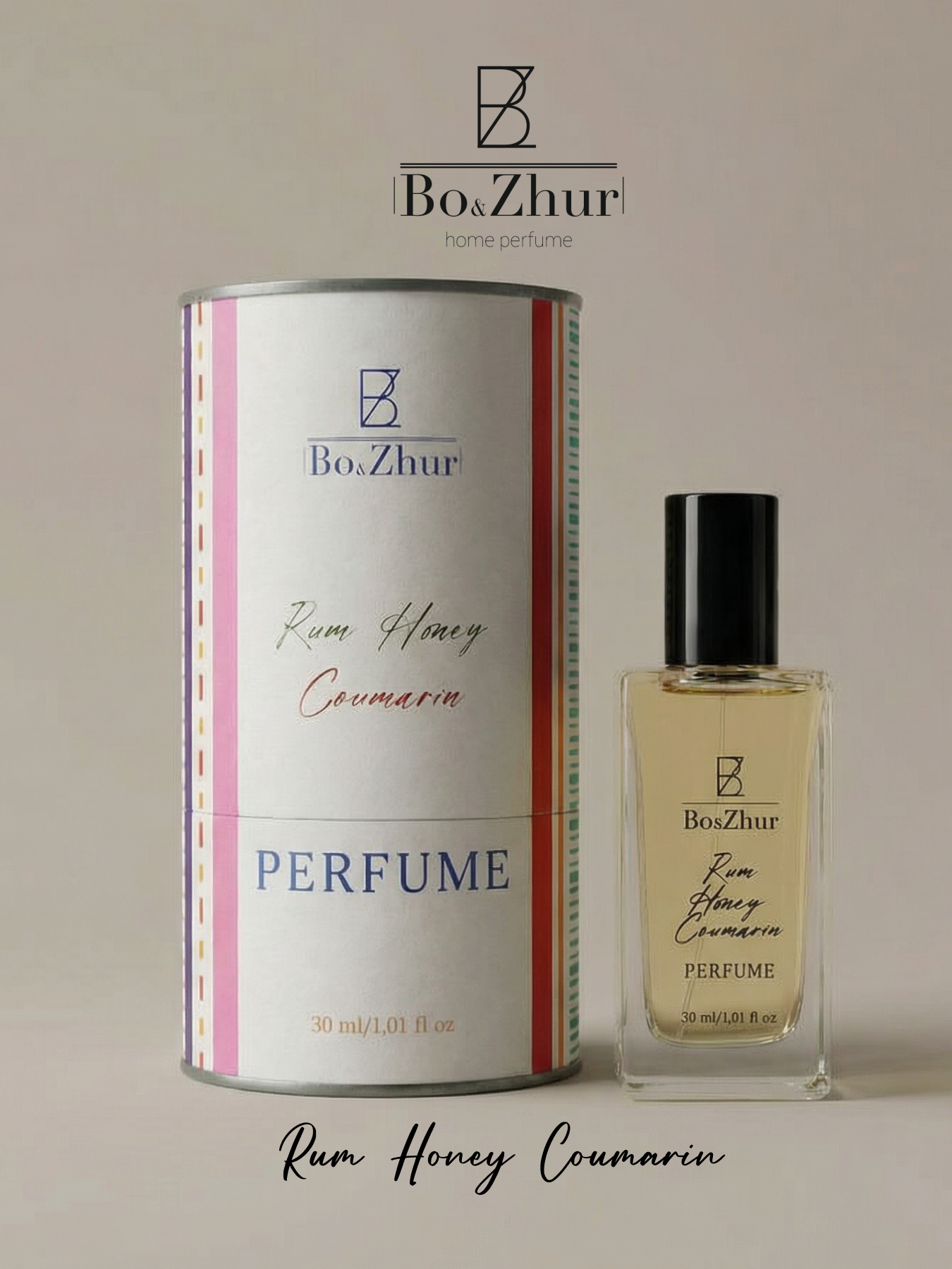 Духи Bo&Zhur "RUM | HONEY | COUMARIN", женские, мужские, 30мл