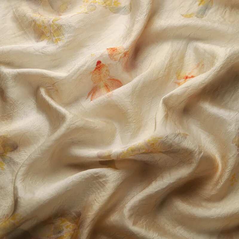 Парчовая ткань Koi Fish Osmanthus 150х100 см