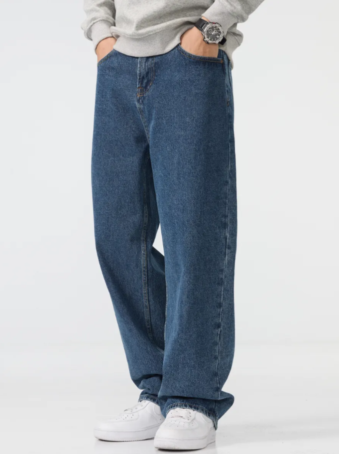 Джинсы багги