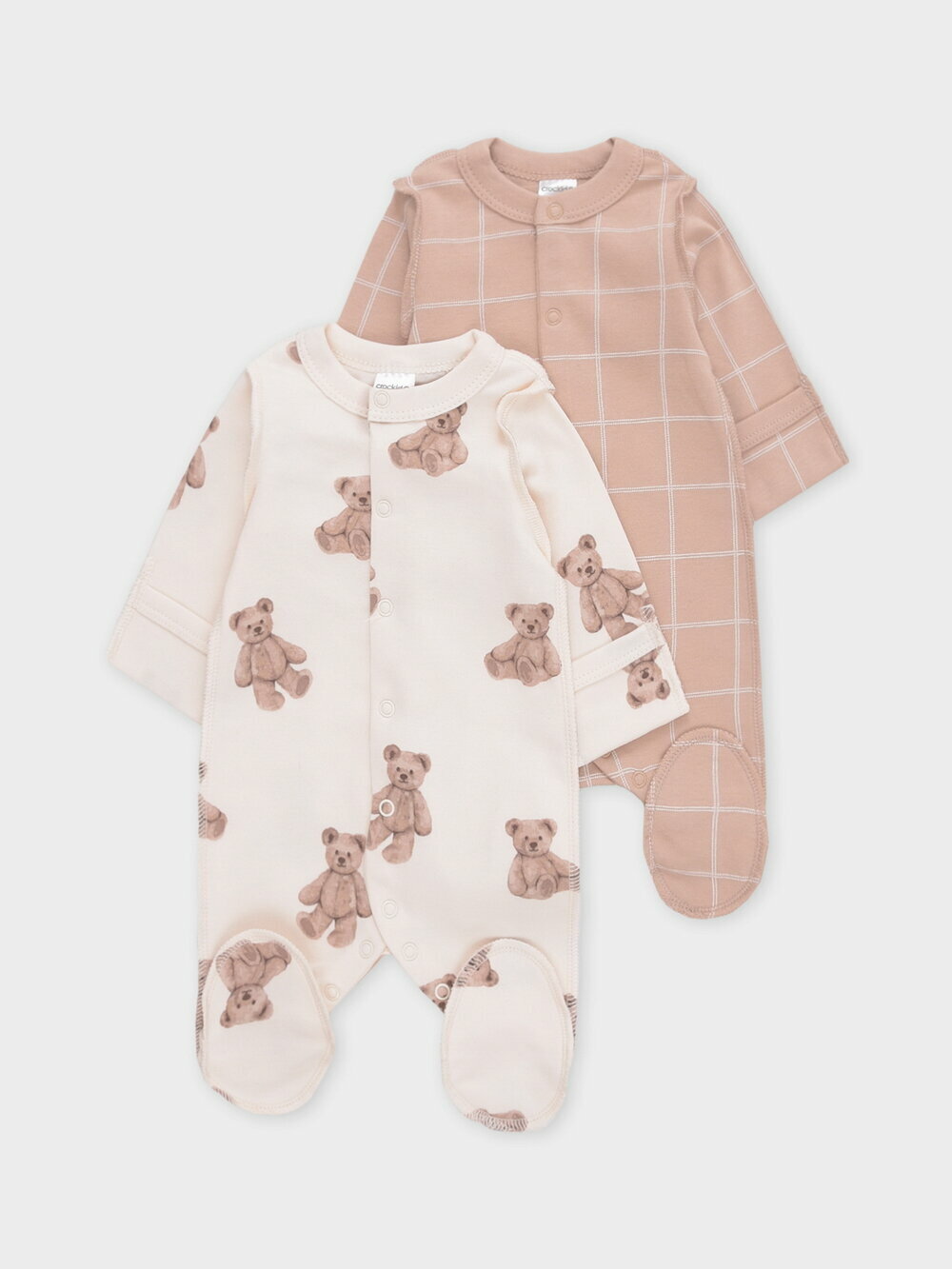 Комбинезон К 6541-2уп/молочный Н183,бежевый Н045.1