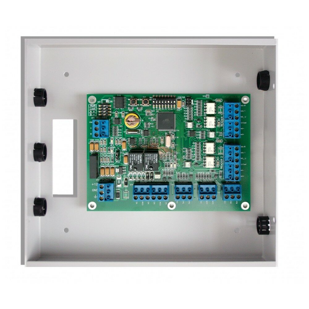 Контроллер доступа QUEST-8000, 8000 карт, RS-485, от +5° до +40°, сетевой