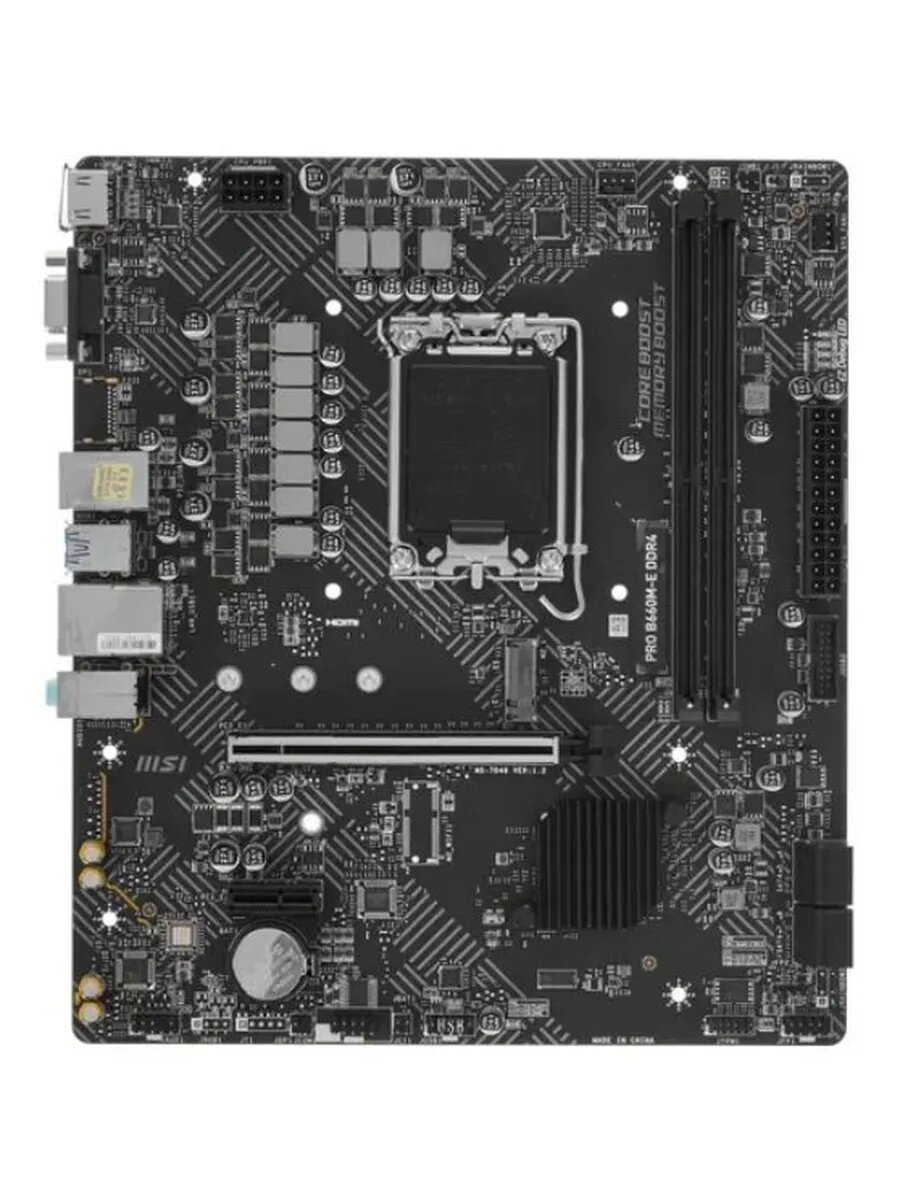 Материнская плата PRO B660M-E DDR4 - LGA 1700, DDR4