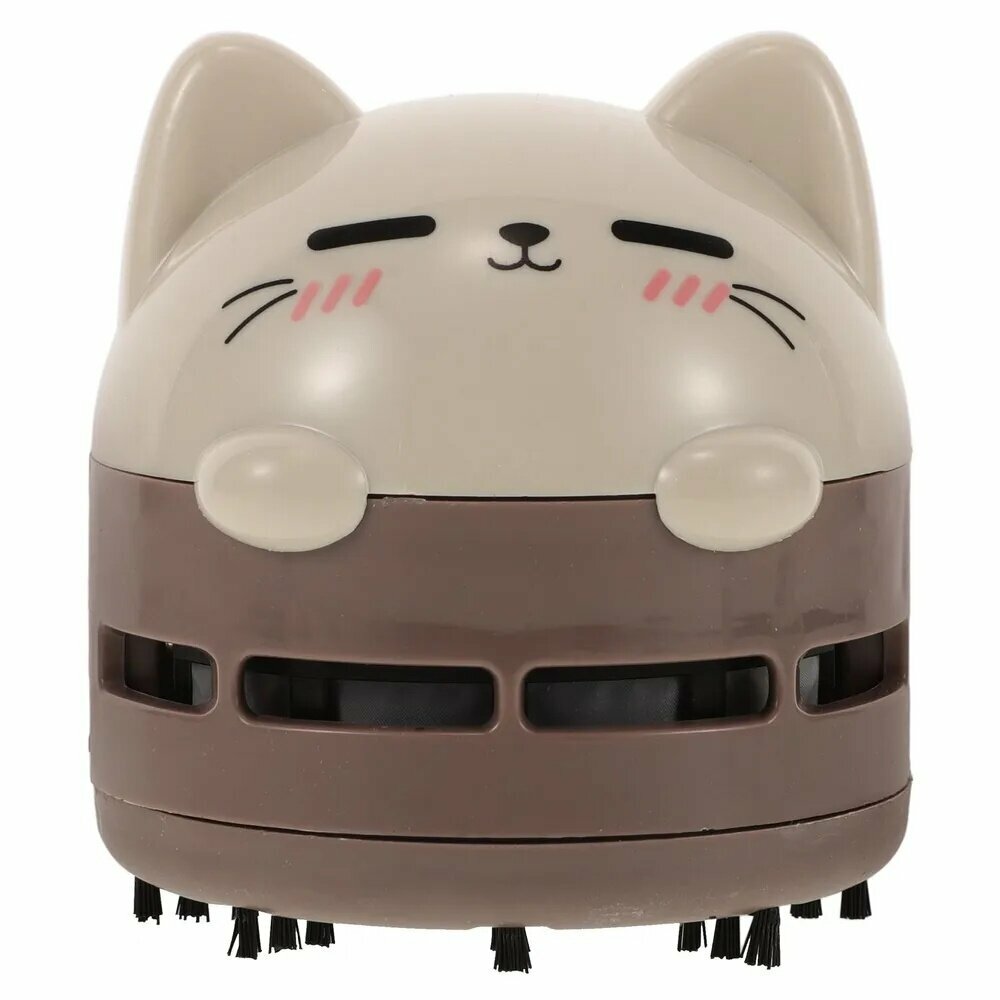 Маленький многофункциональный беспроводной пылесос с котиковым дизайном для уборки стола и автомобиля