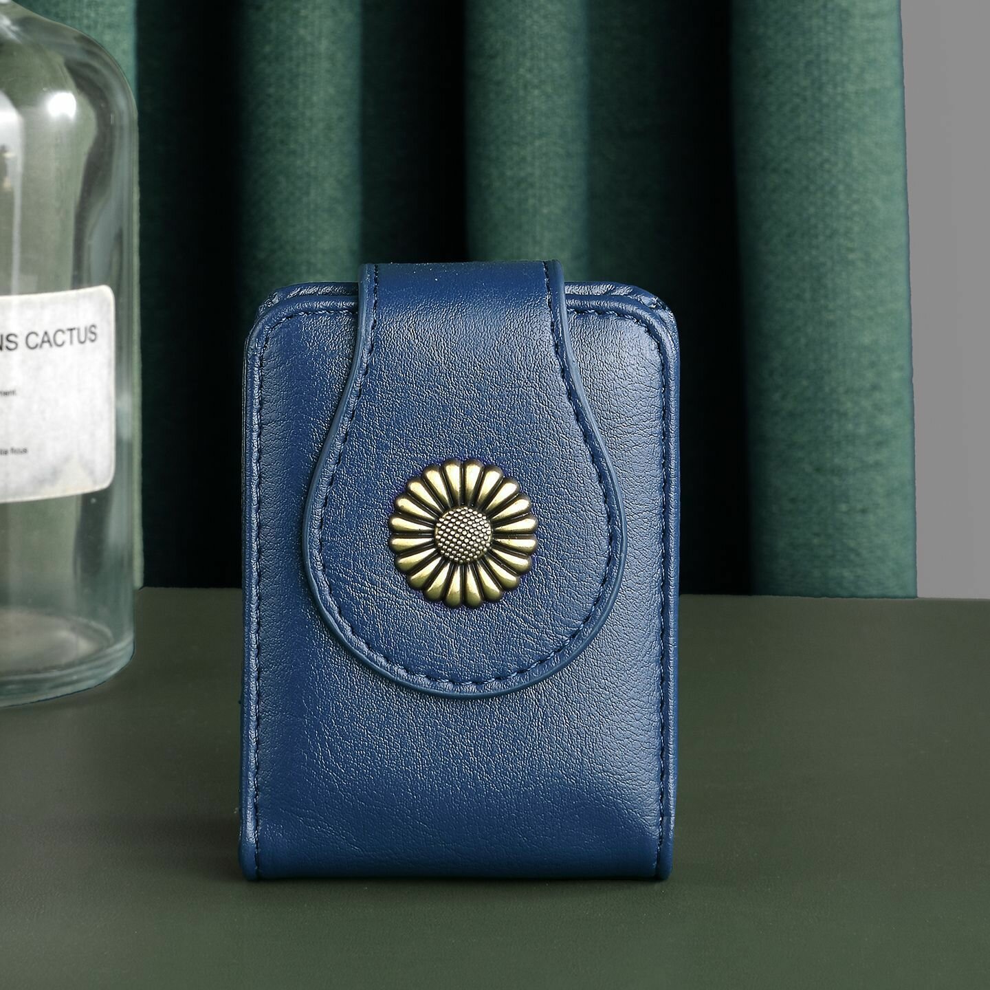 Модная ретро-косметичка для помады, портативный футляр для помады с зеркалом, популярная миниатюрная коробочка для макияжа высокого качества.