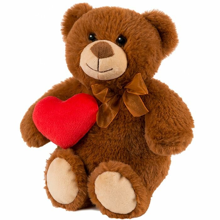Мягкая игрушка Maxi Toyz медвежонок Миша с Сердечком, 22 см