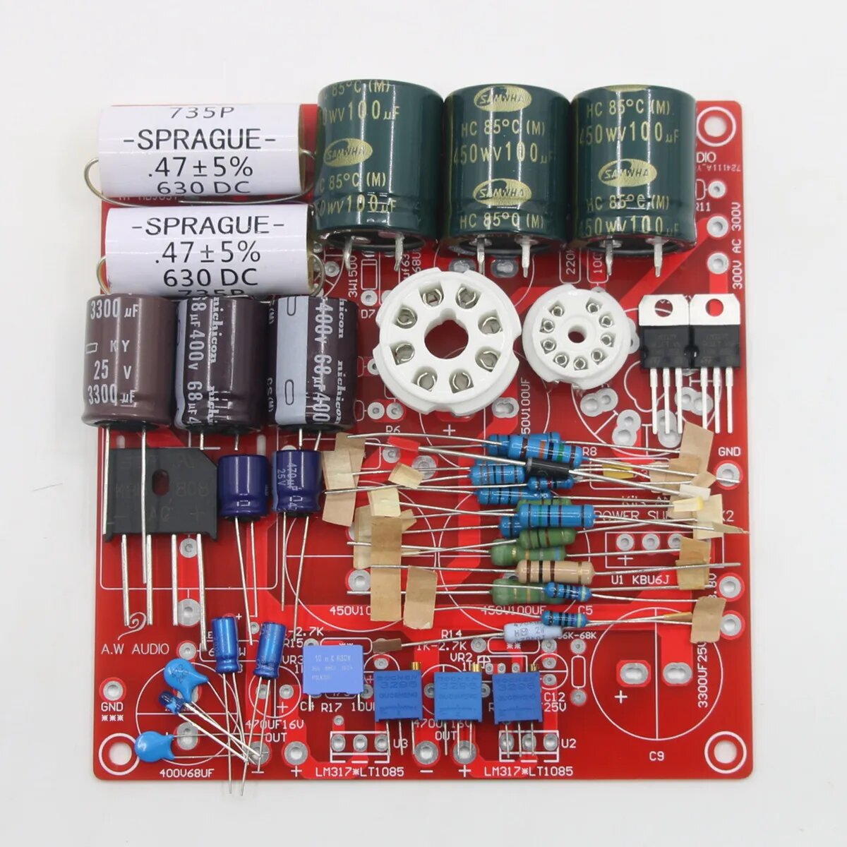 Регулируемая плата питания SENGTERBELLE для лампового предусилителя/фонокорректора Diy Kit