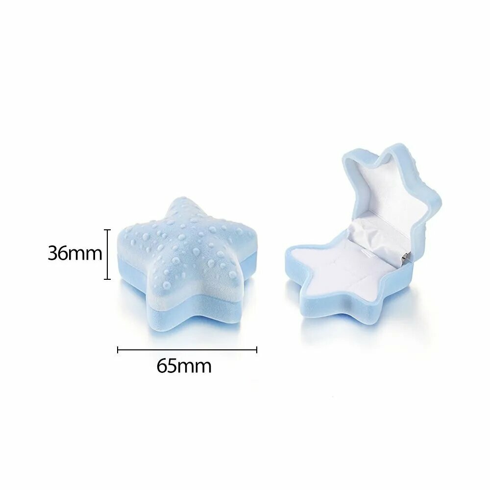 Бархатная звезда: элегантная коробочка для ювелирных украшений, защищает от царапин и пыли