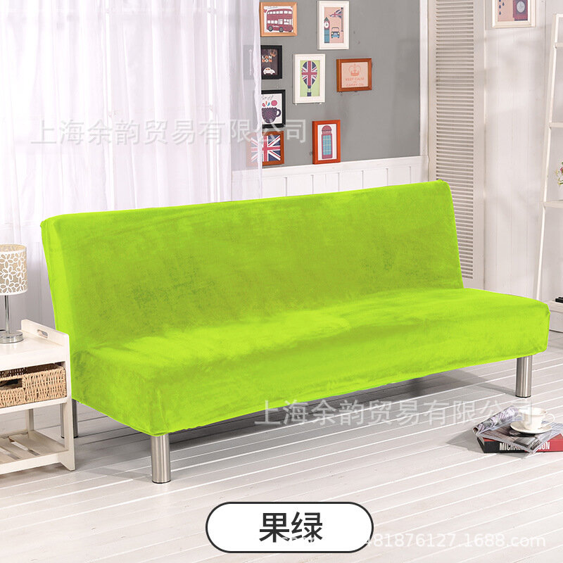 Чехол для дивана, утолщенный, однотонный, чехол для дивана-кровати, полное покрытие без подлокотников, складной чехол для дивана-кровати, подушка для дивана