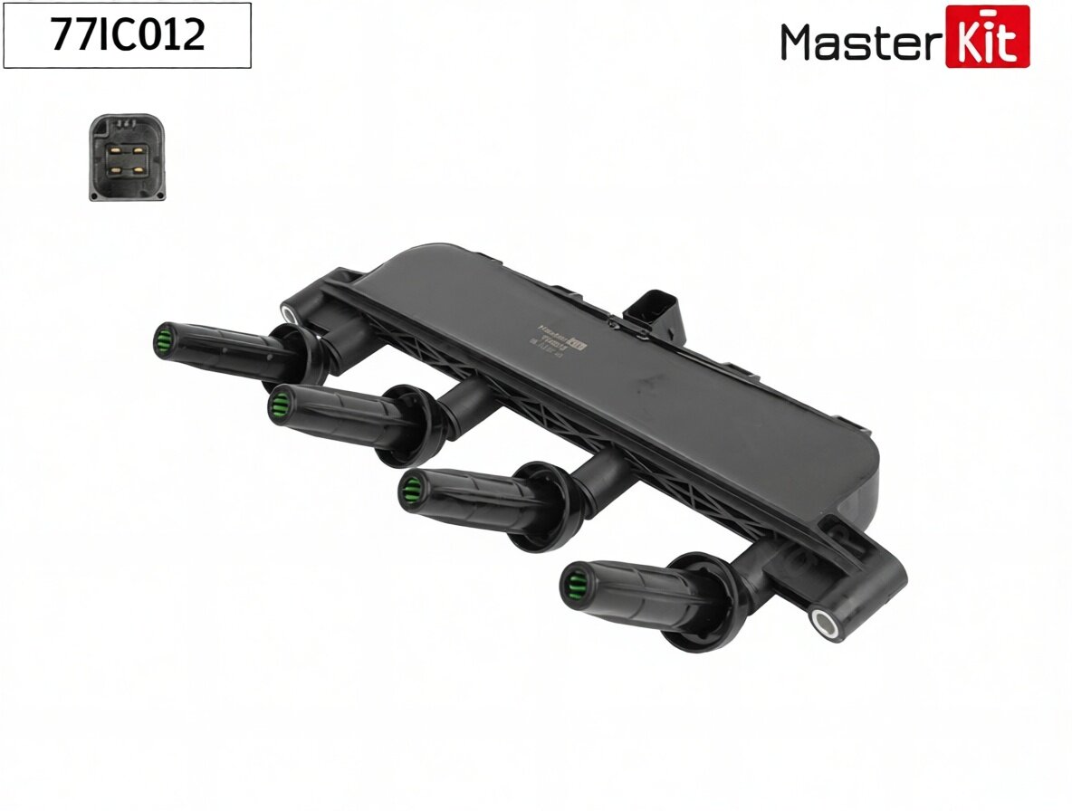 Катушка зажигания PEUGEOT 206 1.1 1.4 77IC012 MasterKit арт. 77IC012