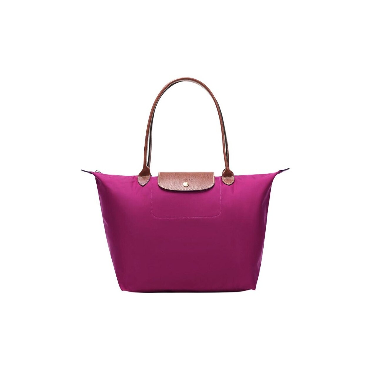 Сумка Longchamp Le Pliage, фактура матовая, фиолетовый — фото 1