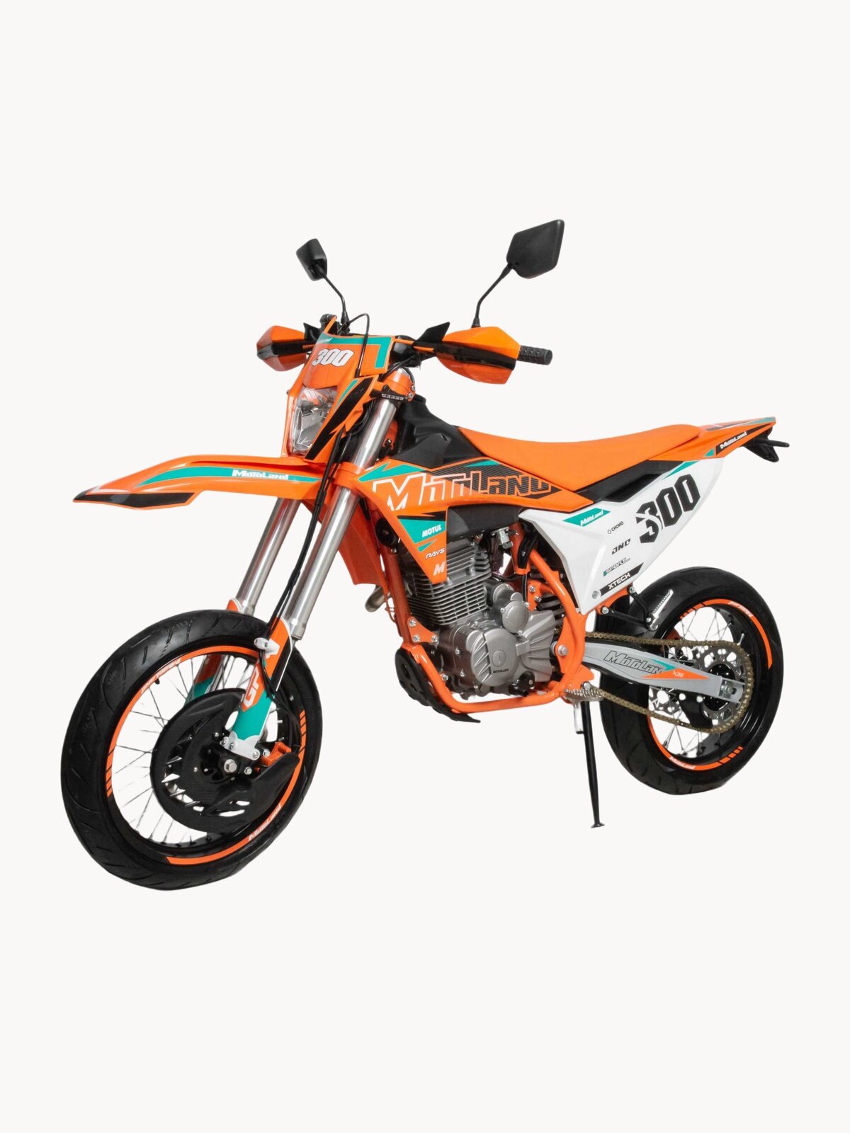 Мотоцикл Кросс Motoland SMX300 S4 (175FMM) 17/17" (мотард) с ПТС