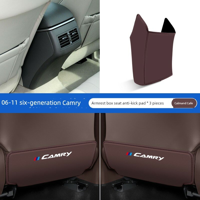 Toyota Camry 2006-2011 6-го поколения, 3-шт комплект для подлокотника и сидений тановый