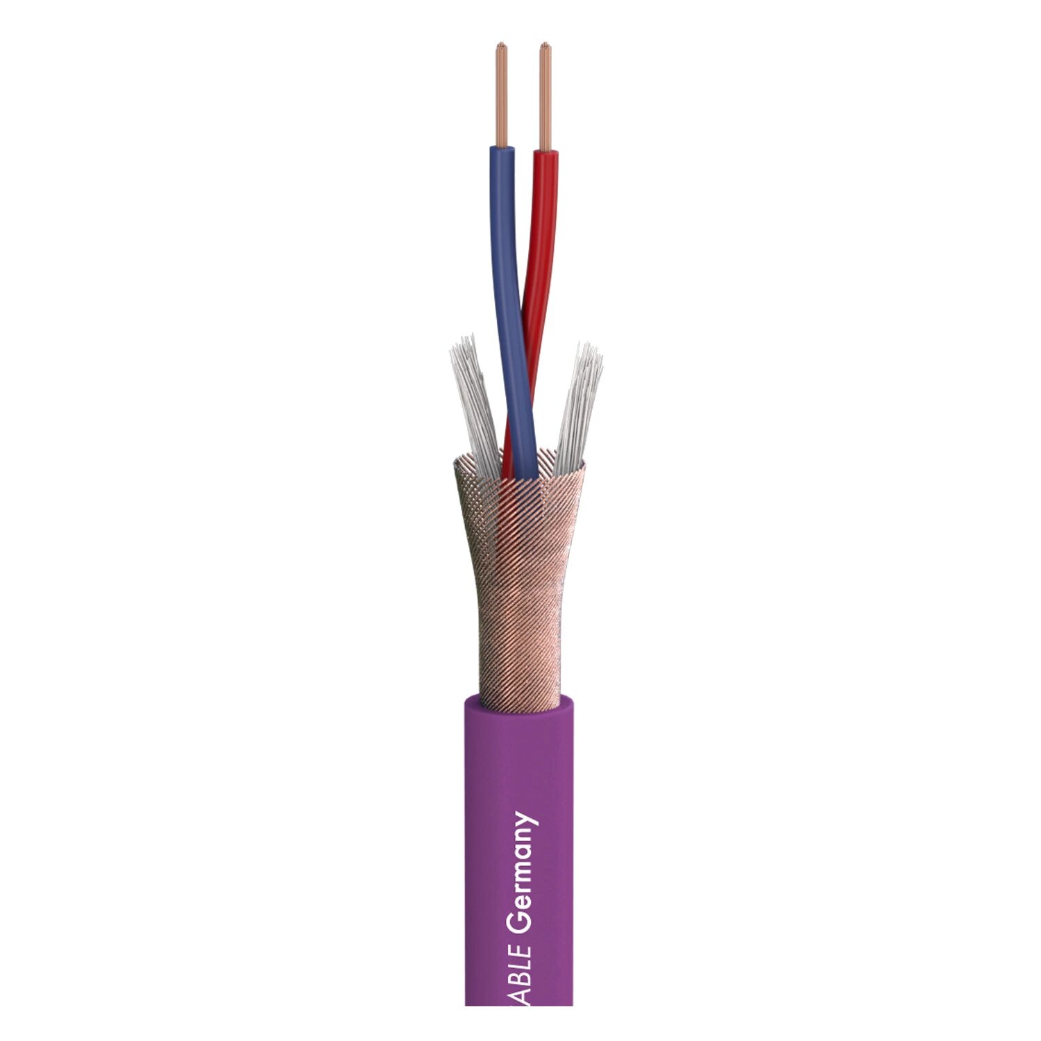 Кабель микрофонный на катушках Sommer Cable 200-0008 Stage 22 Highflex Purple 100.0m, катушка