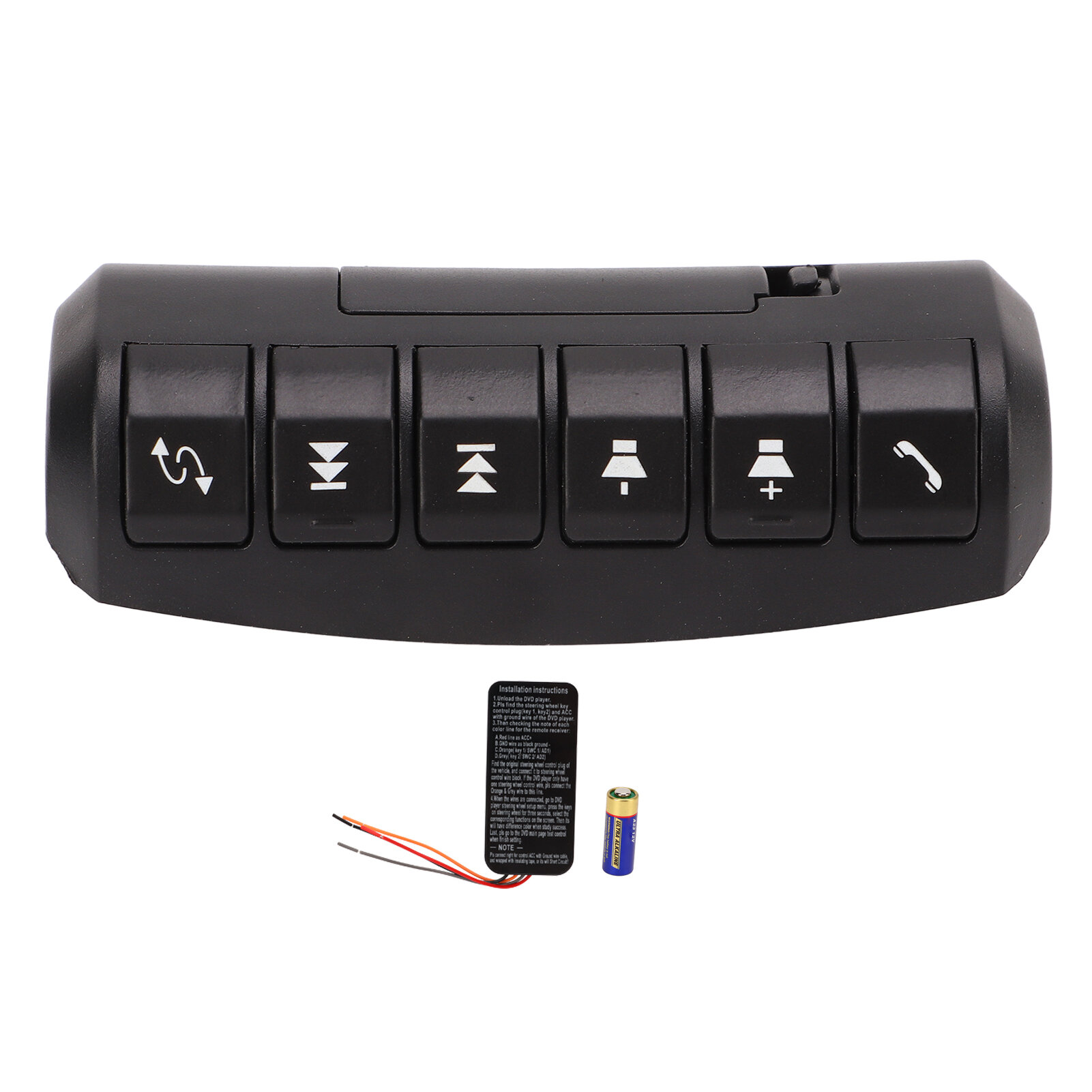 Беспроводной многофункциональный пульт дистанционного управления DVD-плеером с 6 кнопками на рулевом колесе