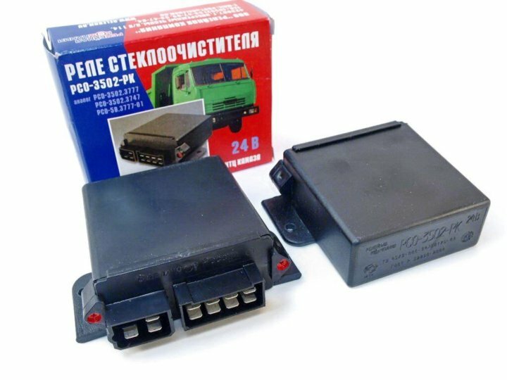 Реле стеклоочистителя камаз-евро (релком) 24v