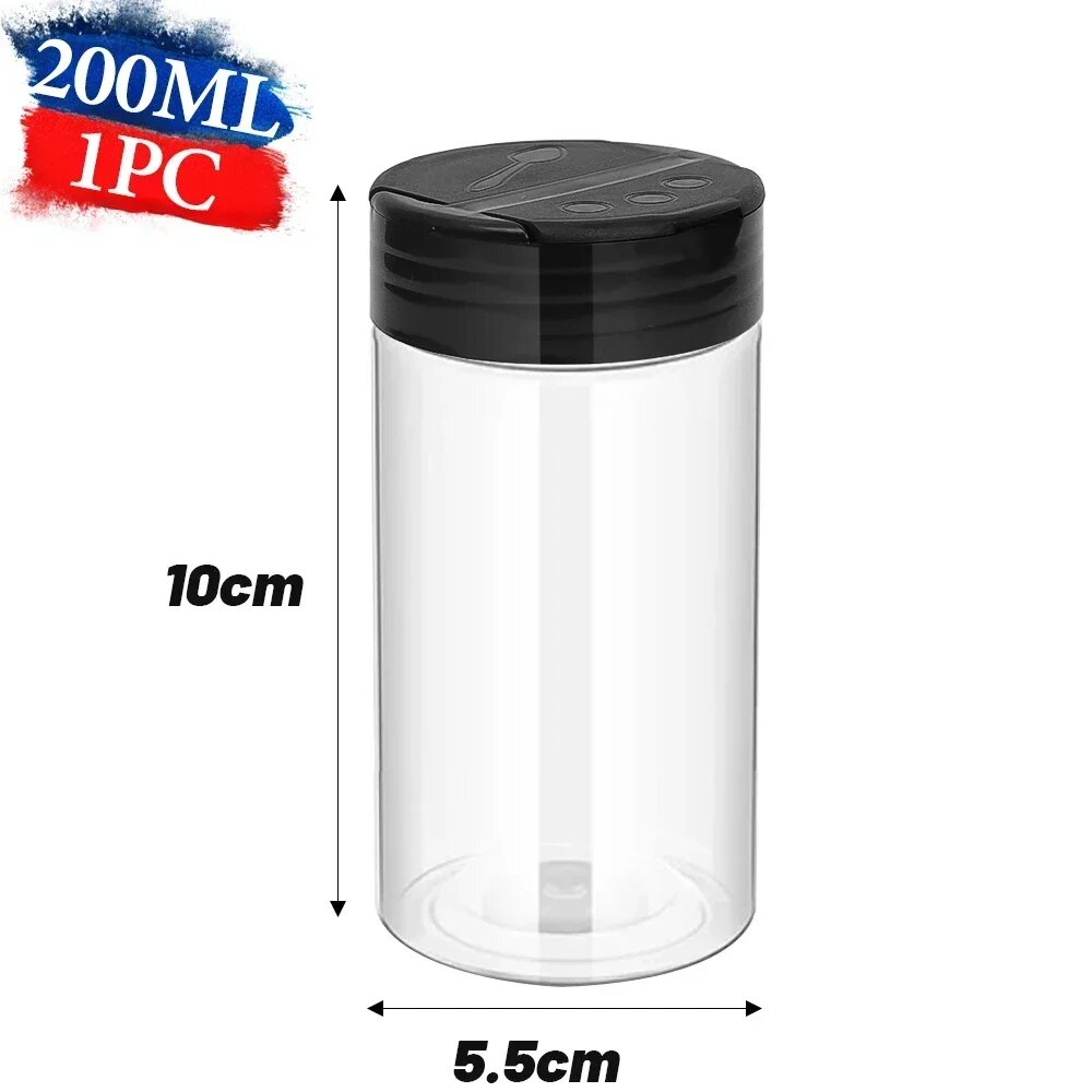 Пластиковые банки для специй PET 100-300 мл 200ML-1pc