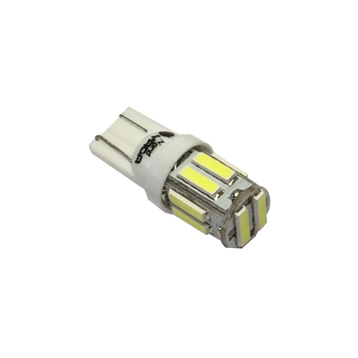 Светодиод 24V T10 10SMD (size 7020) W5W base W2.1*9.5D белый TM NORD YADA