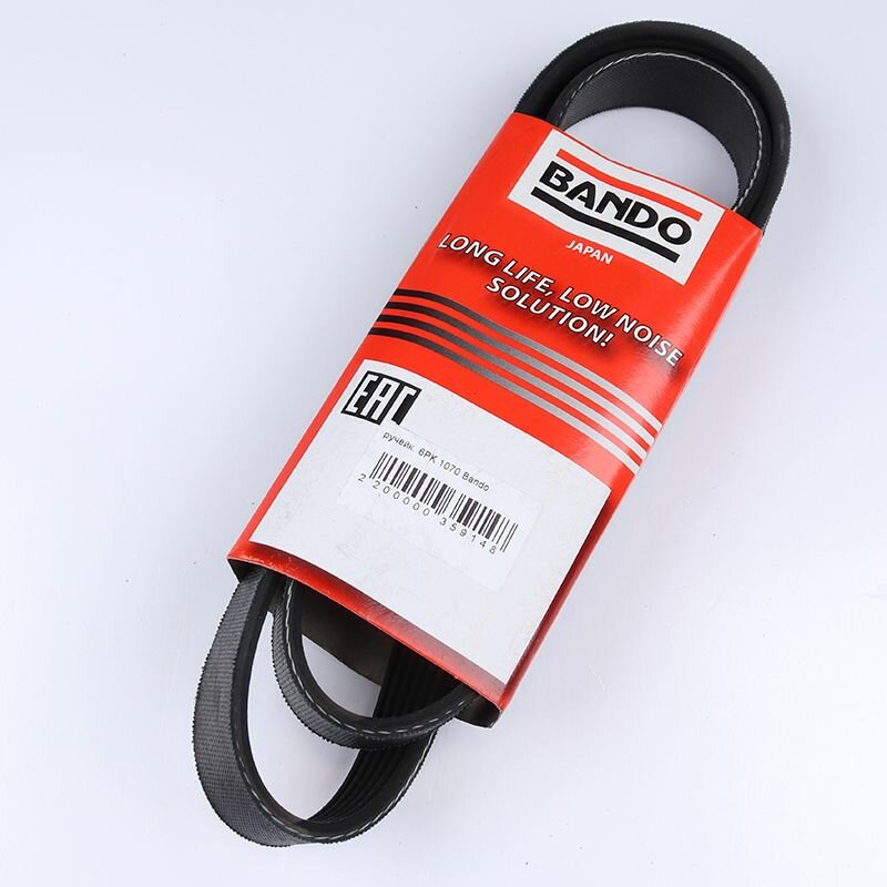 Ремень Ручейковый BANDO 6PK1070 двигатель 6A11; 6A12; 6G73