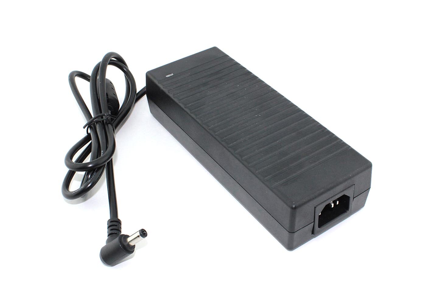 Блок питания для монитора и телевизора LCD 12V 10A 120W 5.5x2.5mm угловой (1205525) черный, OEM