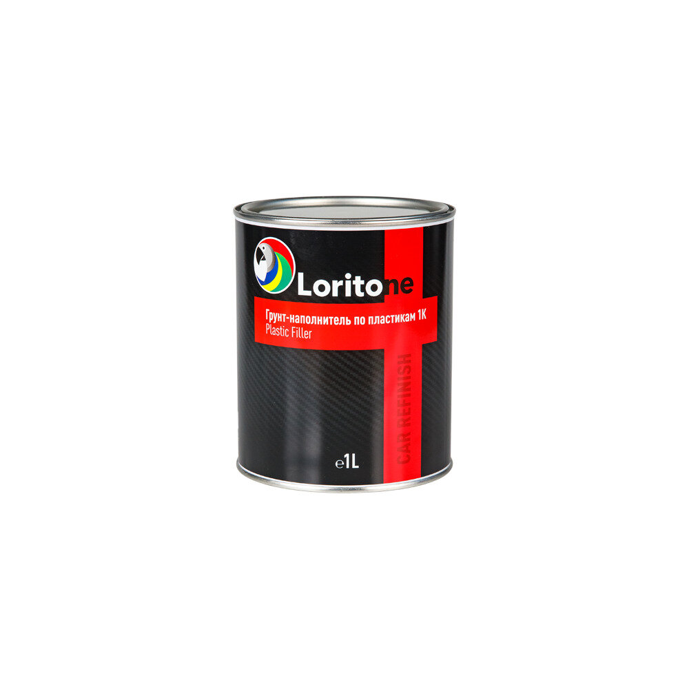 Loritone Грунт-наполнитель по пластику 1К Plastic Filler черный, 1л.