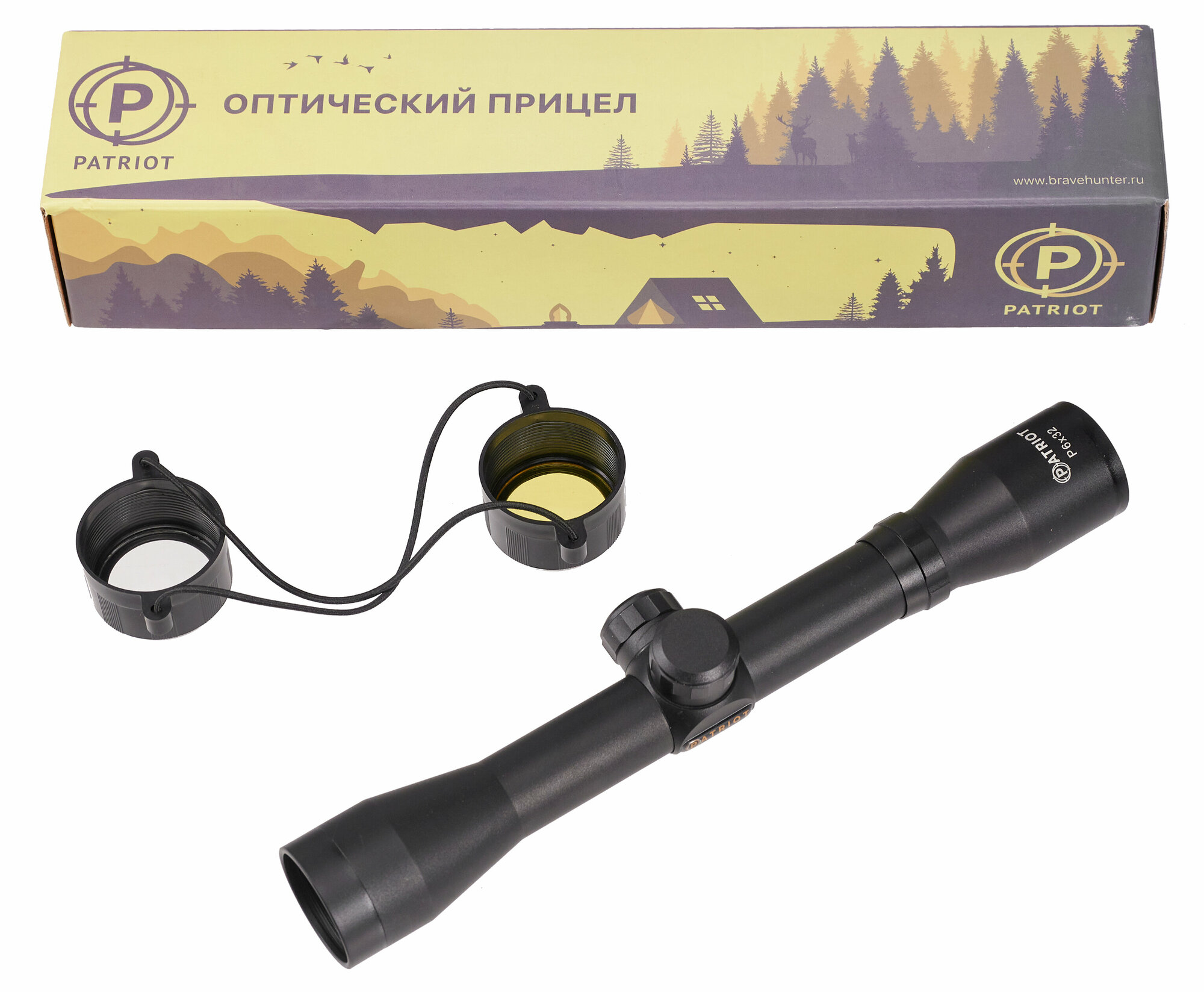 Оптический прицел Patriot P6x32 MilDot (Patrict, BH-PT63, 25.4 мм)
