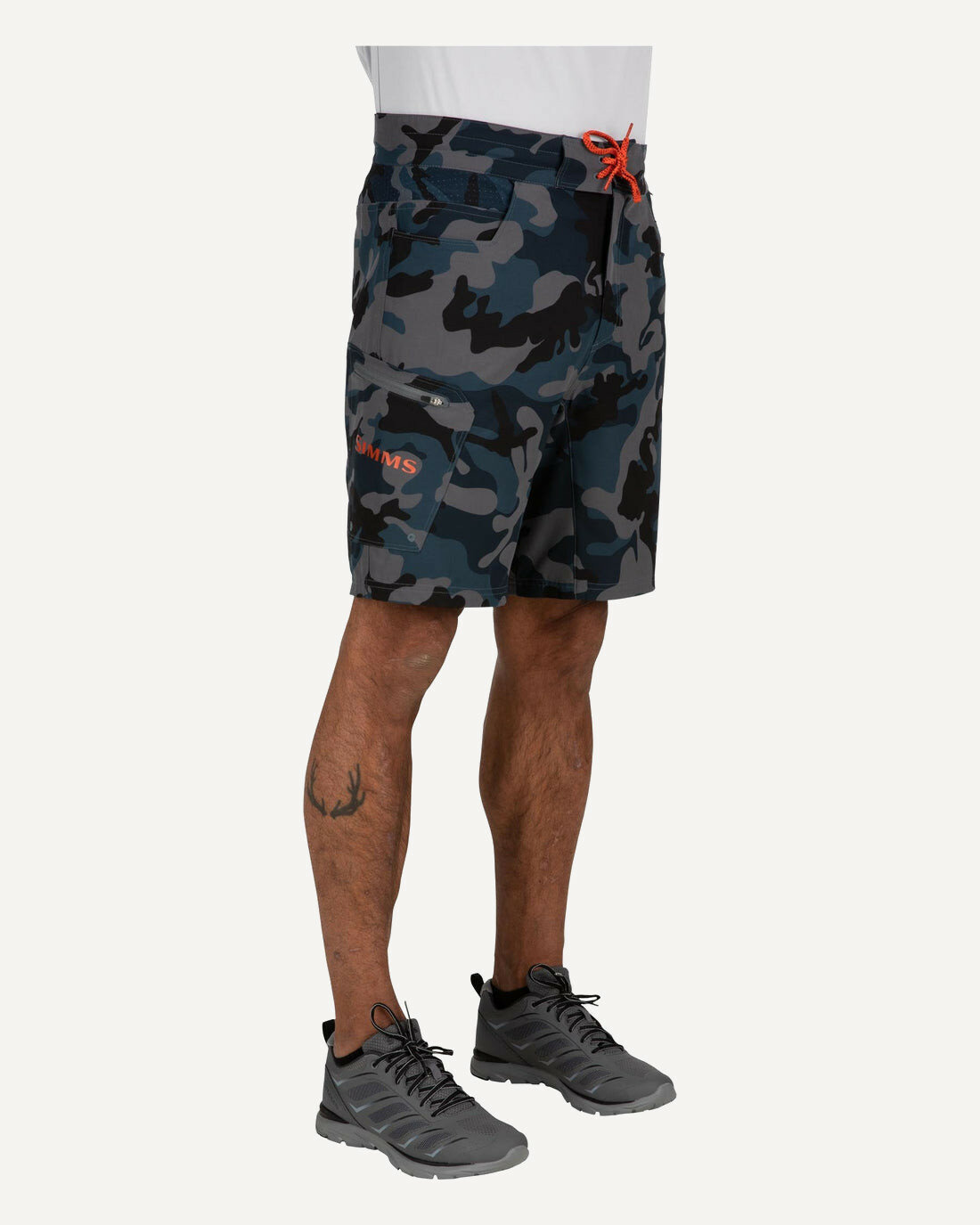 Simms Шорты Seamount Board Shorts Мужской, S(32), woodland camo storm