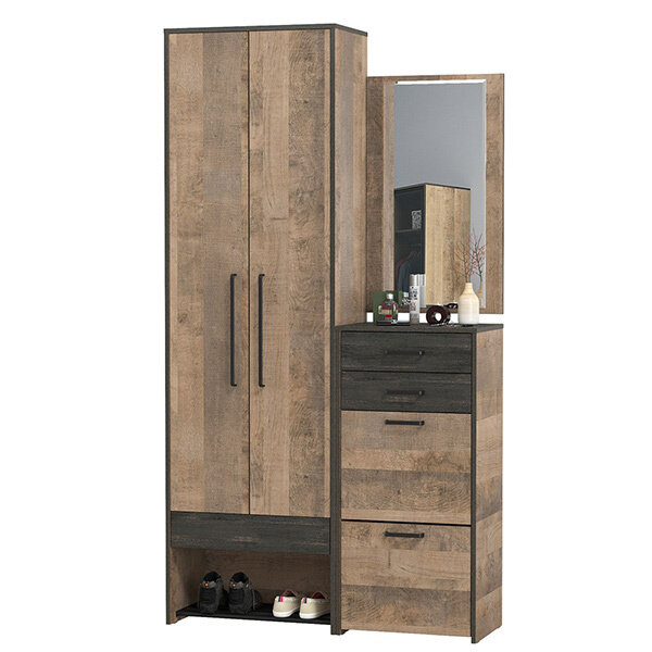 Прихожая Трувор 200, цвет дуб гранж песочный/интра