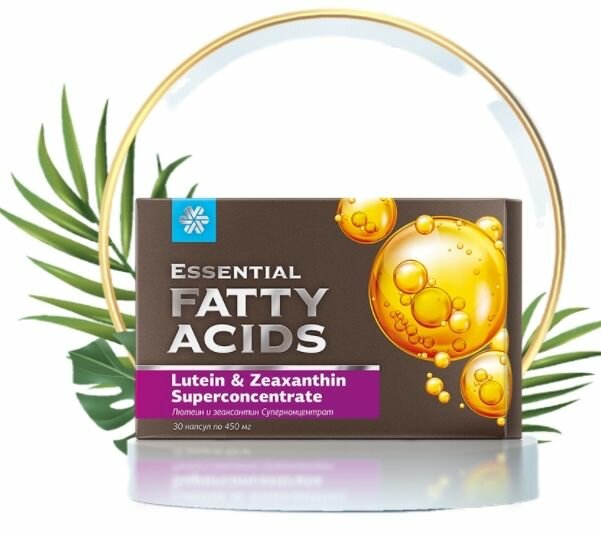 Лютеин и зеаксантин Essential Fatty Acids, 30 капсул