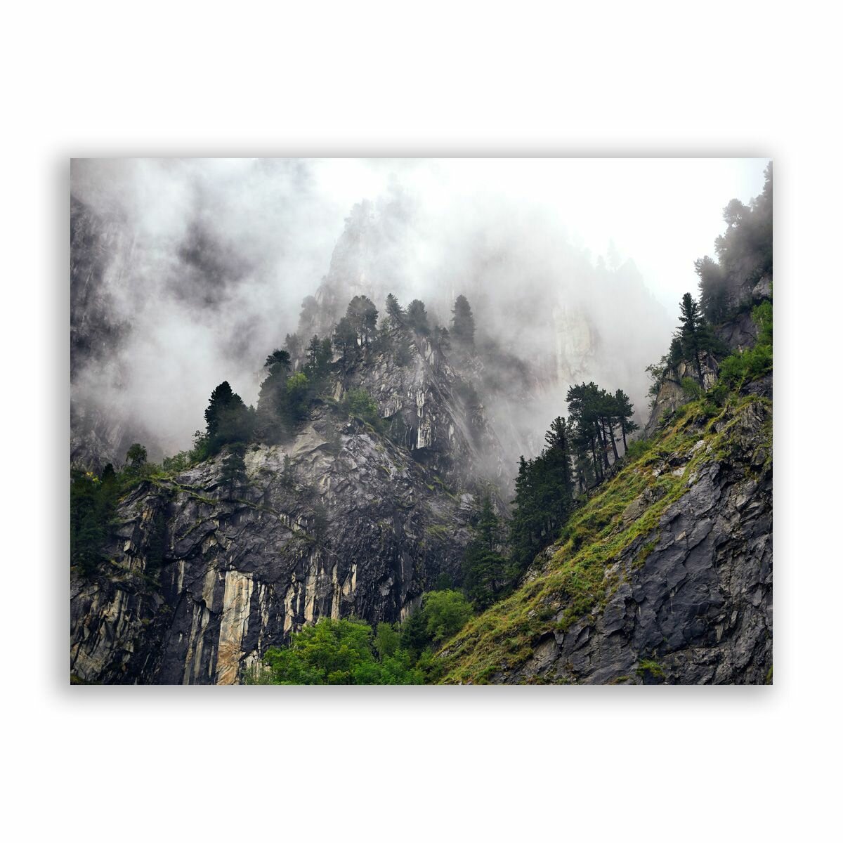 Постер, плакат на бумаге / Природа Австрии - Горы / Размер 40 x 53 см