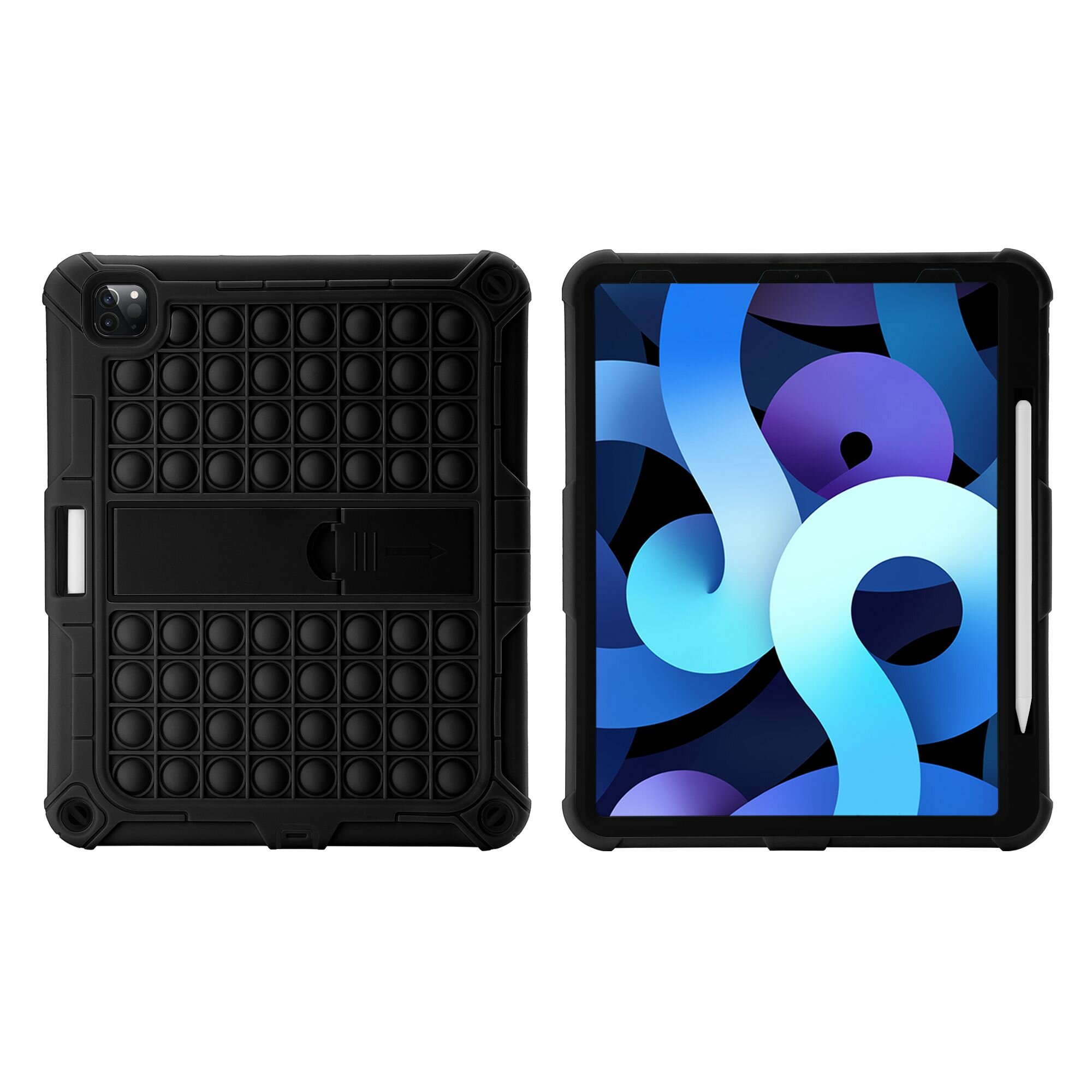 Чехол для iPad Pro 12.9" (2018-2022) Антистресс pop-it черный