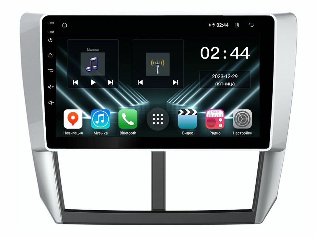 Штатная магнитола Subaru Forester 3 2007-2013 UNISON 09T4 4Gb/64Gb IPS BT Wi-Fi CarPlay (062-09T4)