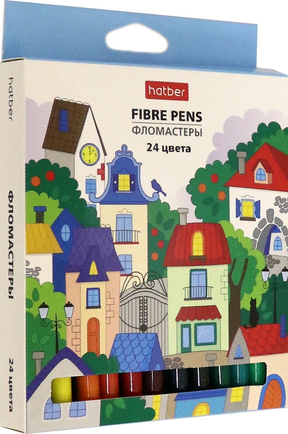 Фломастеры "Городок", 24 цвета (FP_067665)