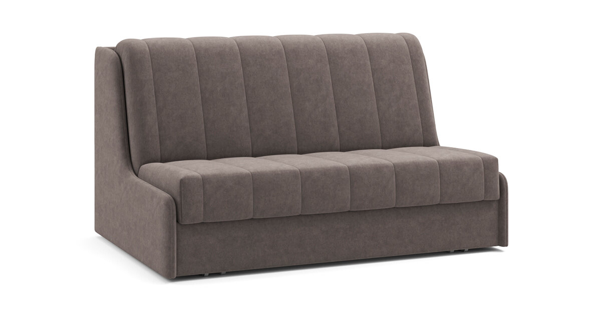 Прямой диван Цвет Диванов Доминго Next 155 173 прямой Светло-коричневый