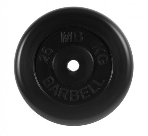 Диск обрезиненный MB Barbell , 31 мм, 25 кг