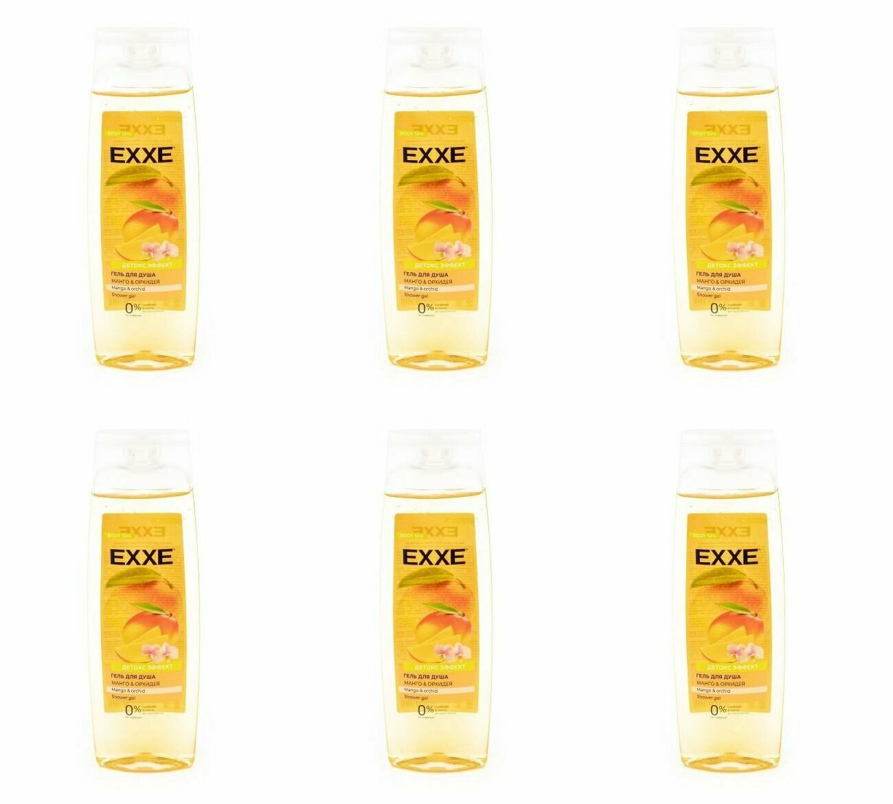 EXXE Гель для душа Манго и орхидея, 400 мл - 6 шт