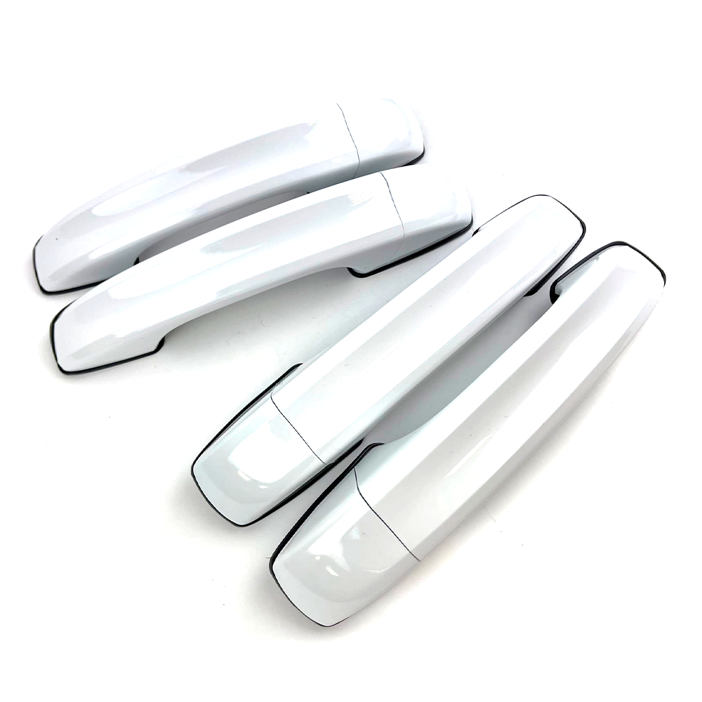 Ручки дверей УАЗ 3163 Патриот Евро наружные (4 шт) "Рысь" айсберг БСЕ, белый металлик