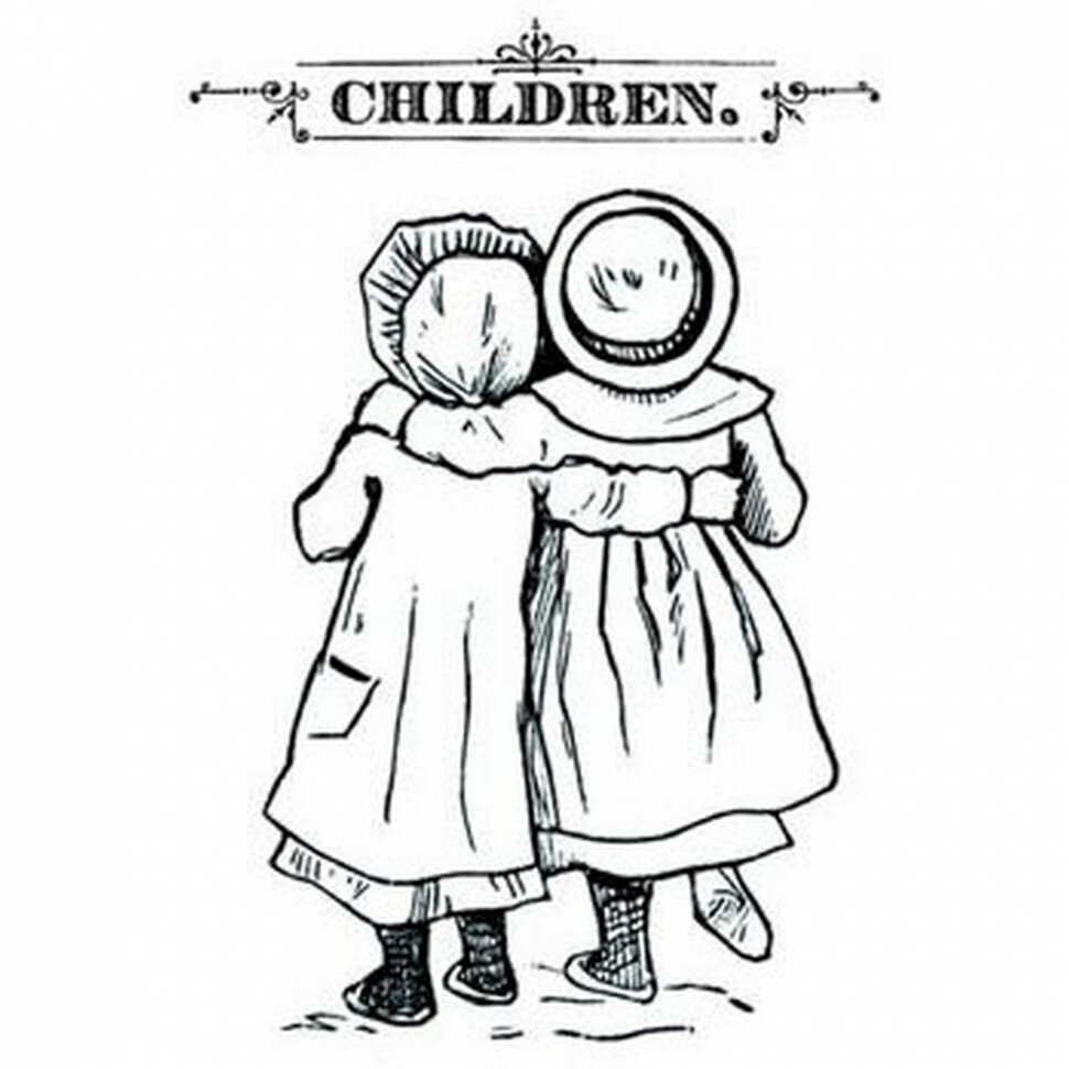 Stamperia WTK052 Штапм силиконовый Дети, 5 x 7 см