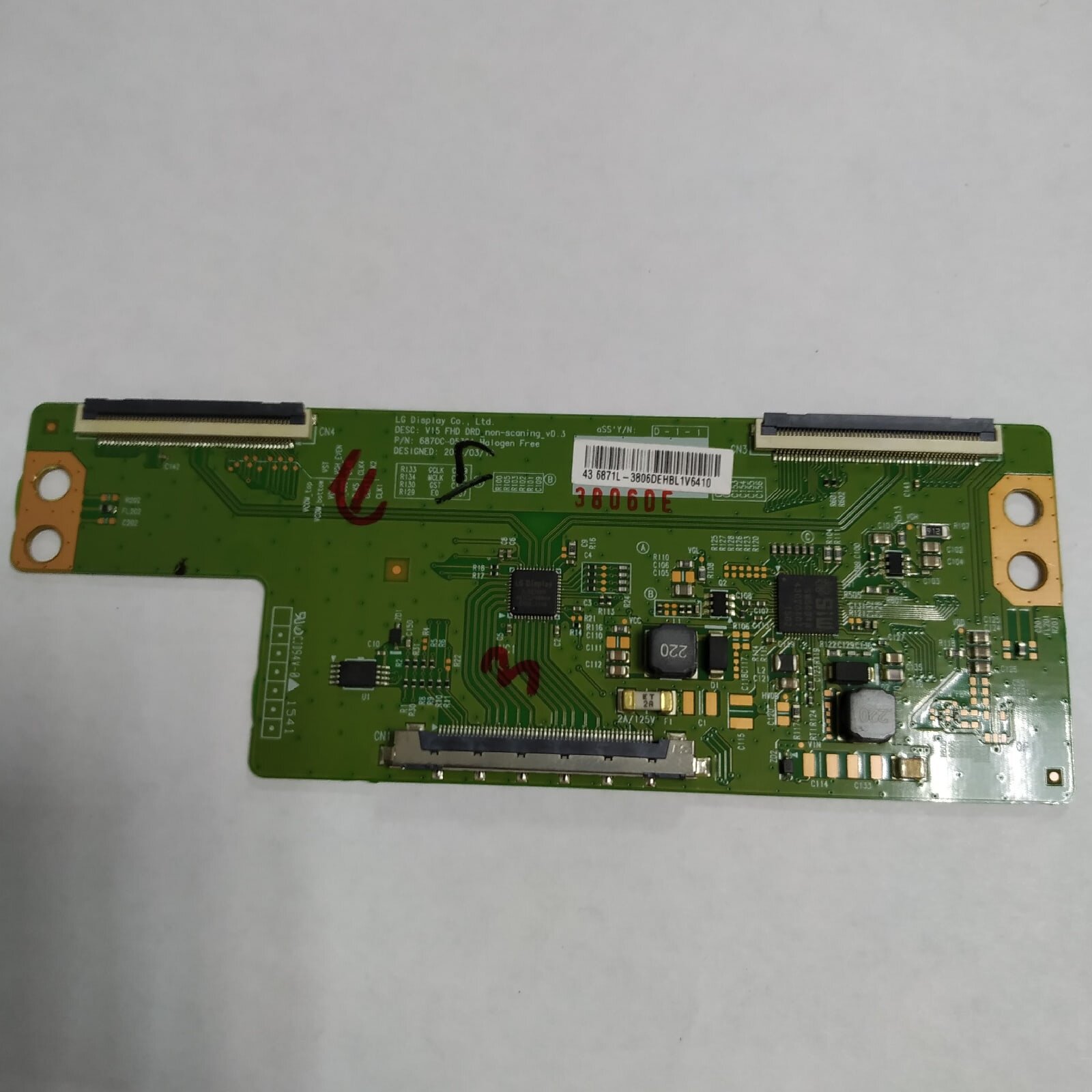 T-CON (6870C-532A) для LG 43LF540V Б/У с разбора