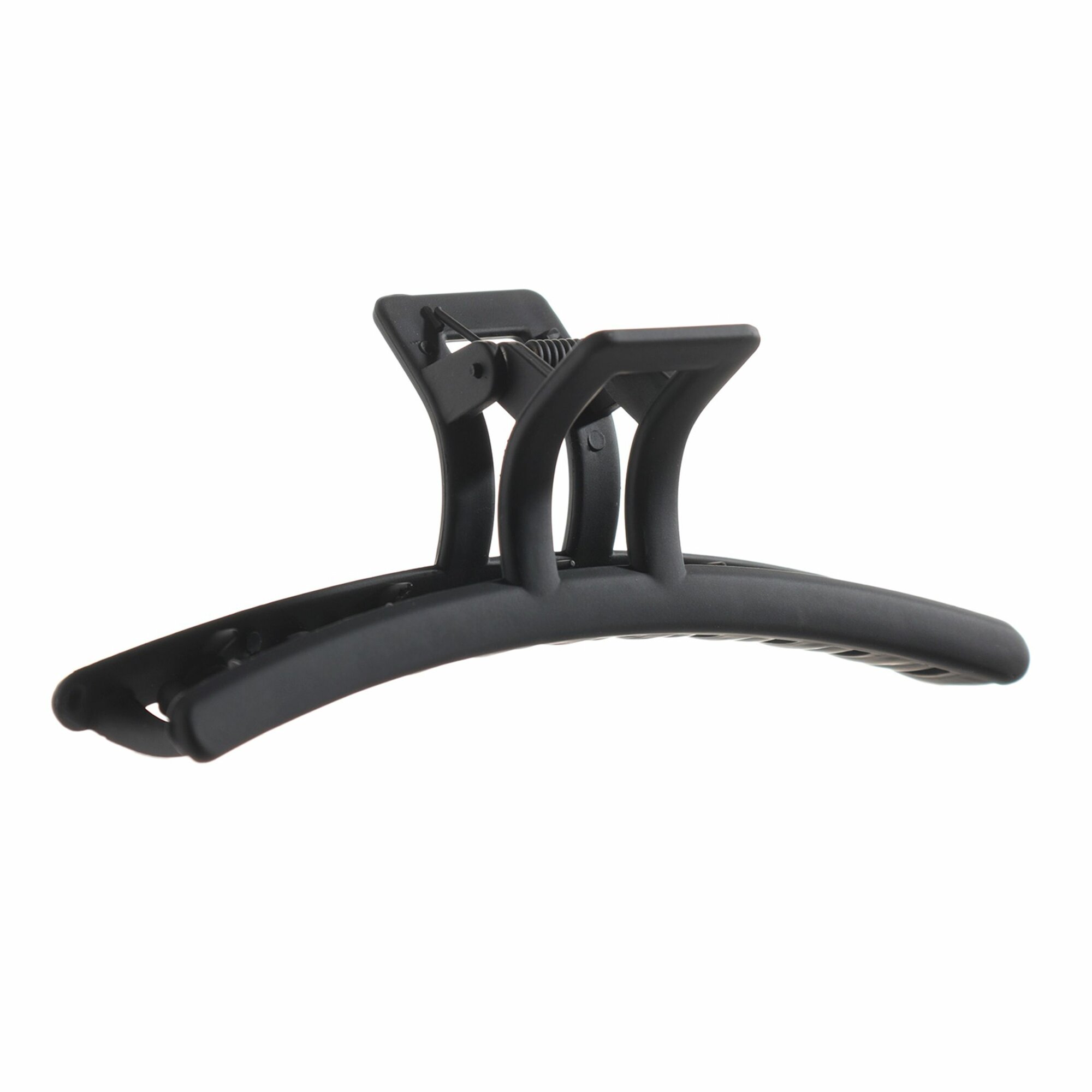 Заколка для волос, 11 см, пластик, черная, Крабик, Basic, Kuchenland