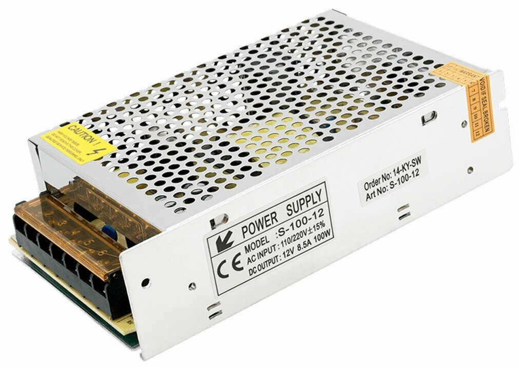 Блок питания SWG S-100-12 12 В 100 Вт IP20 00000000105